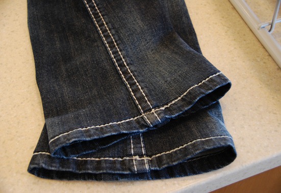 How to hem jeans, Part 2 - Crap I've Made